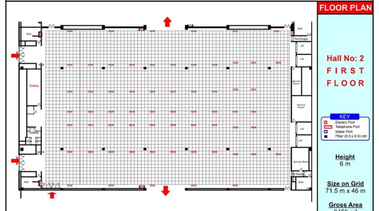 Floor Plan | India Expo Centre and Mart