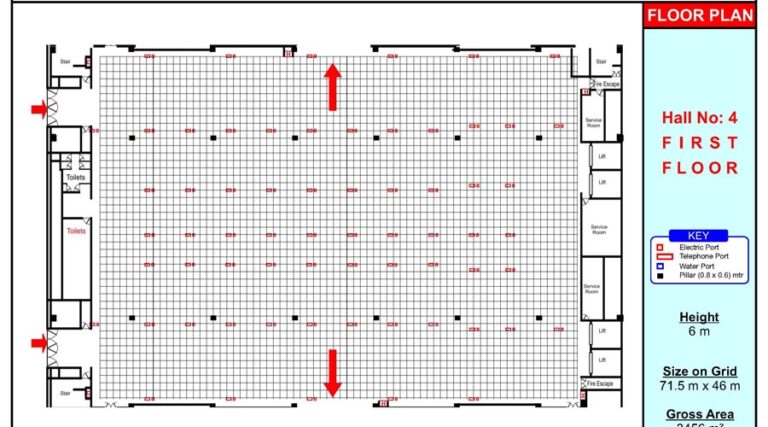 Floor Plan | India Expo Centre and Mart