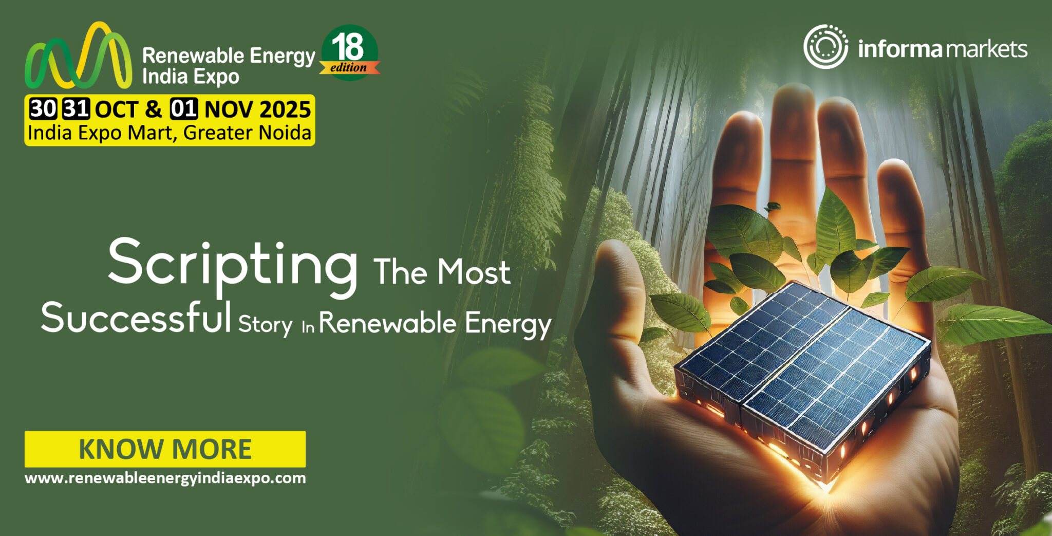 Renewable Energy India Expo- 18th edition - INDIA EXPOSITION MART LTD
