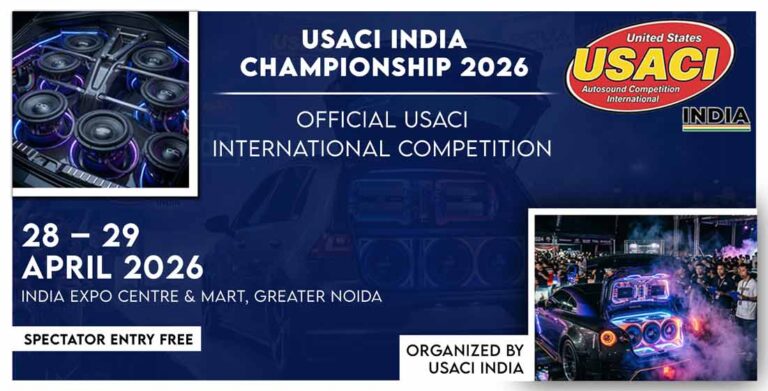 USACI India Automotive Sound Competition 2026 - INDIA EXPOSITION MART LTD
